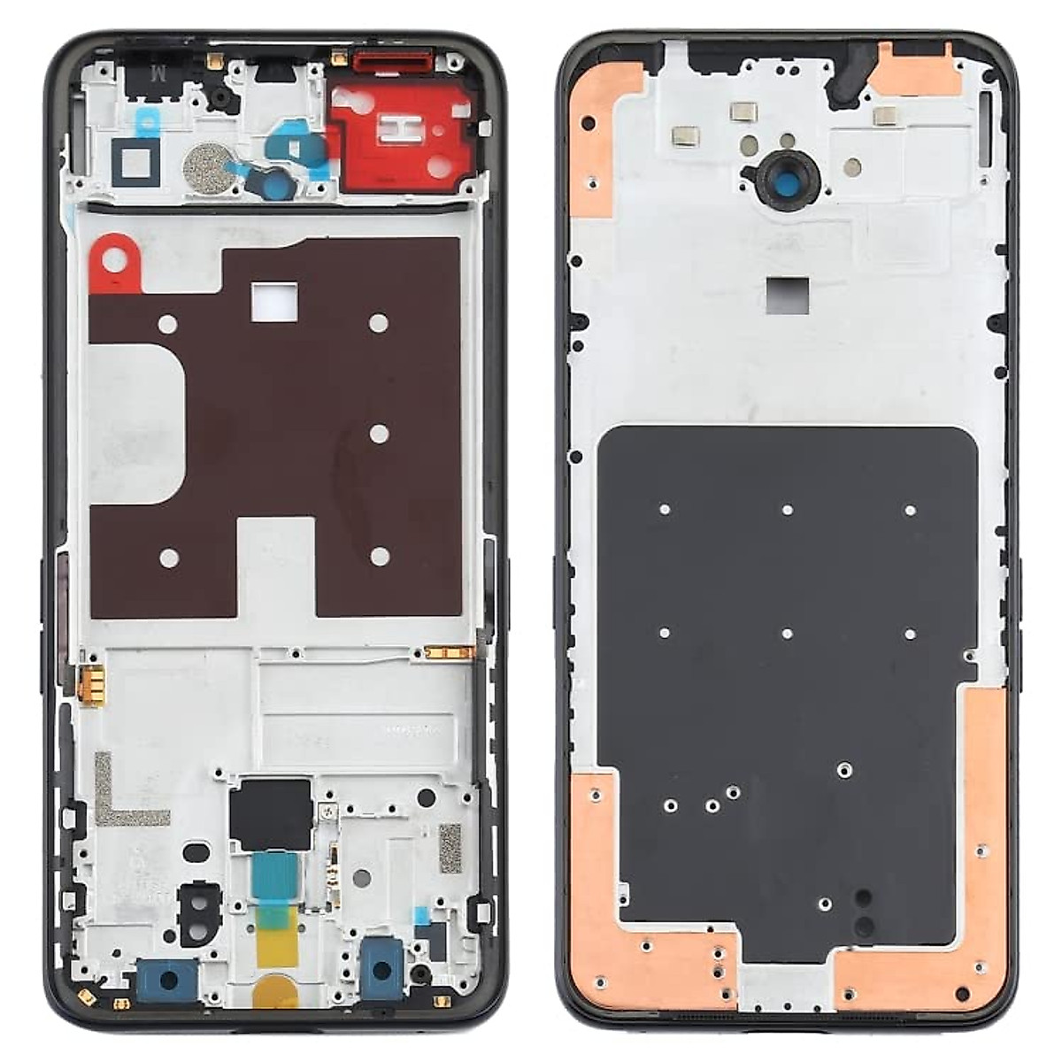 YUANSHIHUI Cellphone Replacement Parts for Oppo Reno2 Z/Reno2 F PCKM70 PCKT00 CPH1945 CPH1951 CPH1989 Front Housing LCD Frame Bezel Plate