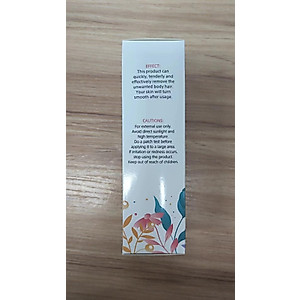 Hair Removal Cream Painless for Women and Men Suitable for Body Skin and Private Parts JC Gens Soothing Depilatory