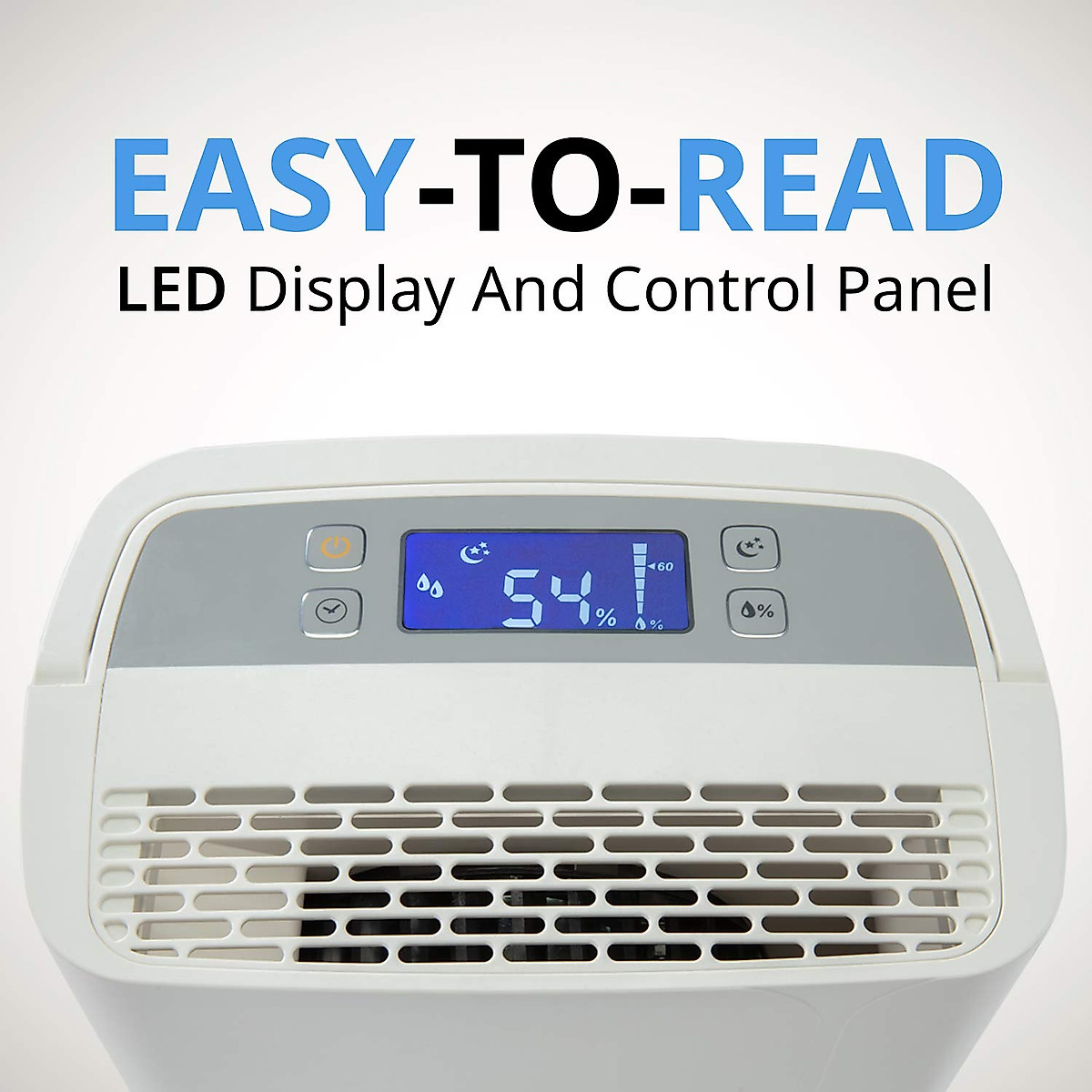 Ivation 14.7 Pint Compressor Dehumidifier – Small and Compact with Continuous Drain Hose for Smaller Spaces, Bathroom, Attic, Crawlspace and Closets - for Spaces Up to 320 Sq/Ft