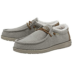 Hey Dude Men's Wally Baja Beachcomber Size 11 | Men's Shoes | Men's/Women's Lace Up Loafers | Comfortable & Light-Weight