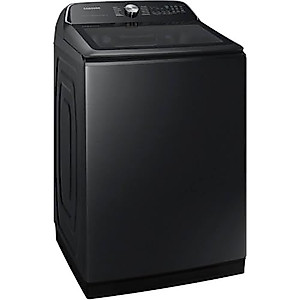 Samsung 5.5 Cu. Ft. Smart Top Load Washer with Super Speed Wash in Brushed Black