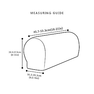 Sofa Armrest Cover, Stretch Armchair Slipcover, PU Leather Anti-Slip Furniture Protector for Sofa Chair Recliner Couch Loveseat, Set of 2