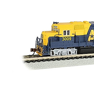 Bachmann Trains - EMD GP40 Diesel Locomotive - Alaska #3009 (with Dynamic Brakes) - N Scale