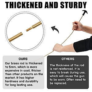 GLORYFIRE Universal Gun Cleaning Kit Hunting Handgun Shot Gun Cleaning Kit for All Guns with Case Travel Size Portable Metal Brushes