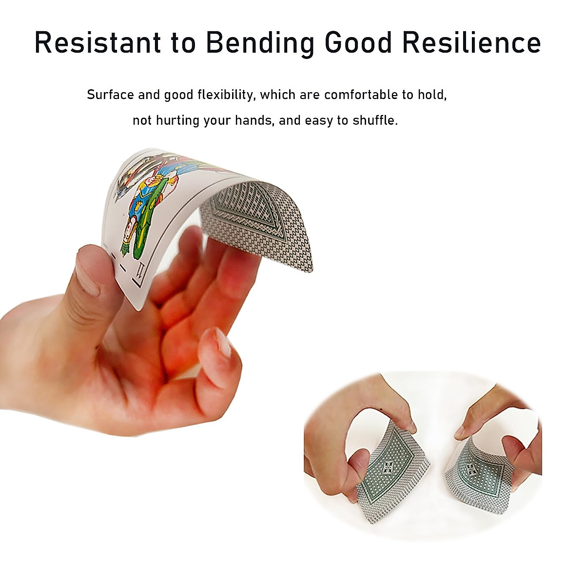 Spanish Playing Cards, Barajas Españolas Originales, Cartas Españolas Originales, Briscas Cards Puerto Rico,Mexican Playing Cards, Mexican Card Game, Spanish Cards Deck (Red + Blue)