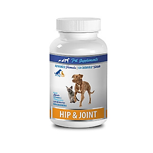 Pet Supplements Hip and Joint for Dogs Soft Chews - Hip and Joint - Health and Support - for Dogs and Cats - Dog glucosamine sulfate - 1 Bottle (120 Chews)