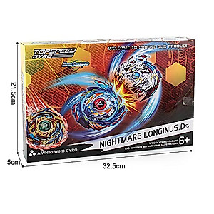 R1-58-6-Bey Battle Gyro Burst Battle Evolution Metal Fusion Attack Set with 4D Launcher Grip Set