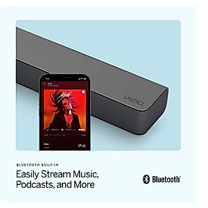 VIZIO M-Series 2.1 Immersive Sound Bar with 5 High-Performance Speakers, Dolby Atmos, DTS:X, Wireless Subwoofer and Alexa Compatibility, M215aw-K6, 2023 Model