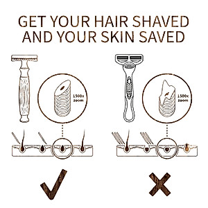 Safety Razor Silver | Bamboo Double Edge Razor | Mens Razors for Shaving | Safety Razor For Women | Shaving Razor | Double Edge Safety Razor | Single Blade Razors for Men | Reusable Razor | Bambaw