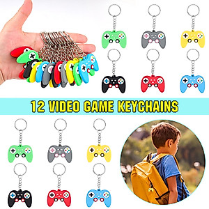 ANPHILE Video Game Party Favors for Kids, Video Game Birthday Party Supplies Gifts Pinata for Birthday Kids Age 3-5, 6-8, Video Game Party Favors Bags Treat Bags for Graduation, Birthday