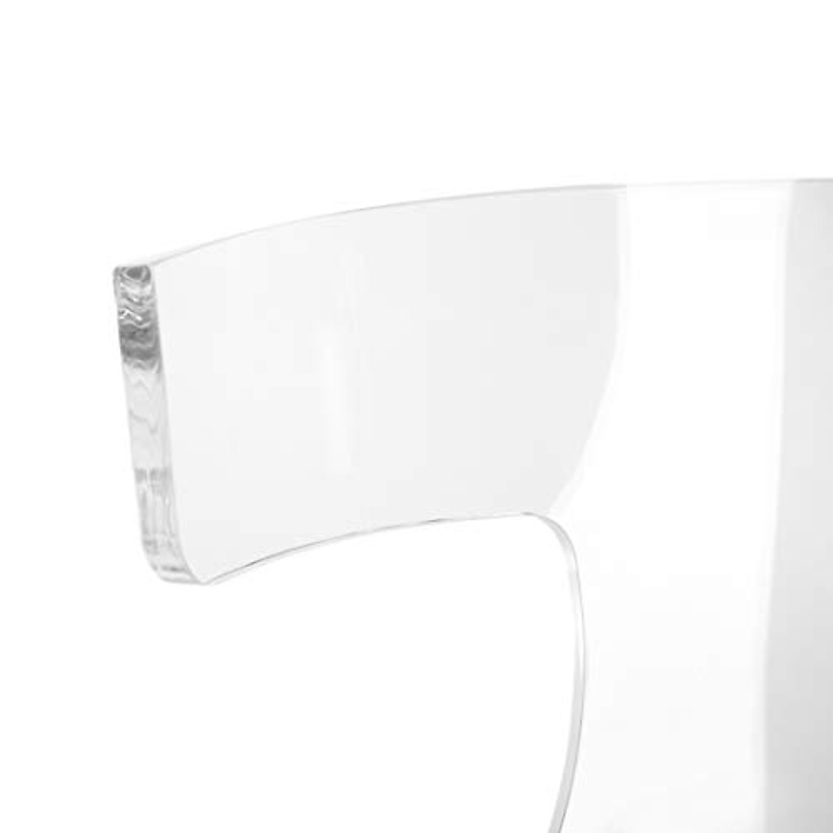 Safavieh Couture Home Rhys Black Velvet and Clear Acrylic Dining Chair