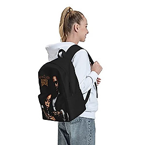 Kevin Rock Rapper Gates Backpack Women Men Students School Bag Fashion Backpack For College High School