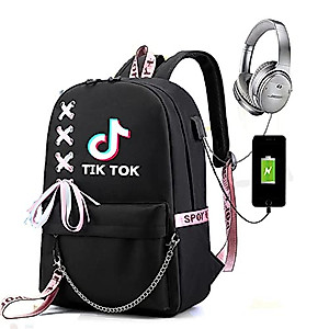 SJHP teenagers luminous school bag men and women casual backpack