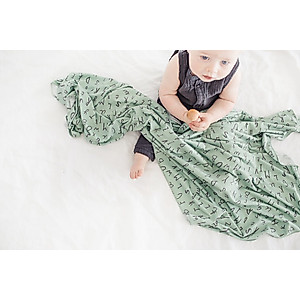 Copper Pearl Large Premium Knit Baby Swaddle Receiving Blanket Poe