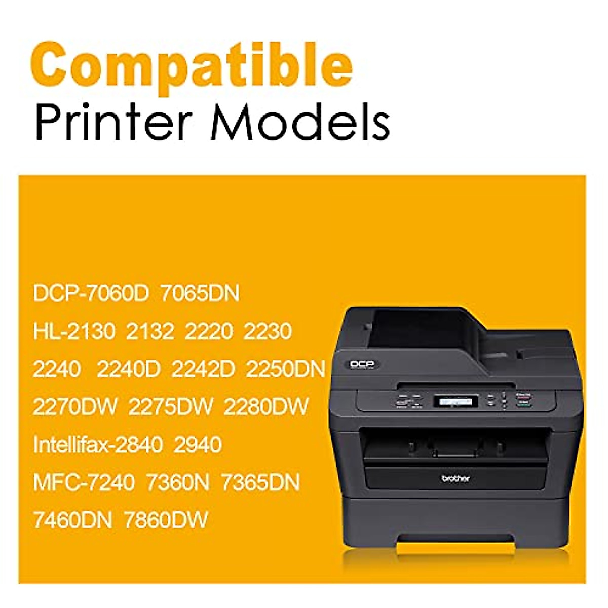 KALOKING Compatible Toner Cartridge and Drum Unit Replacement for Brother TN420 TN-420 TN450 TN-450 DR420 DR-420 for DCP-7060D 7065DN HL-2240 2270DW 2280DW MFC-7360N 7460DN 7860DW (1 Drum & 1 Toner)