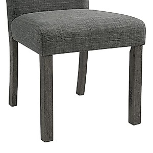Picket House Furnishings Turner Side Chair Set in Charcoal
