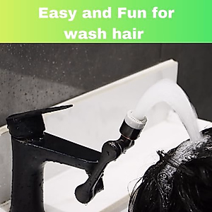 1080°Free Rotating Faucet Extender(, Universal Swivel Robotic Arm Swivel Extension Faucet Aerator with 2 Water Outlet Modes,Brass Faucet Attachment for Kitchen Bathroom Sink(Oil Rubbed Bronze)