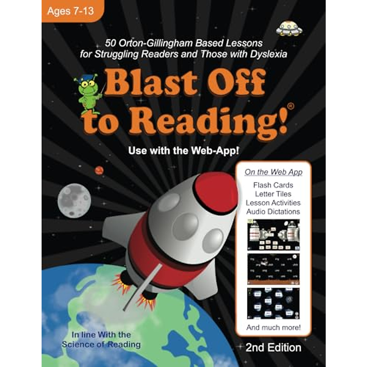 Blast Off to Reading!: 50 Orton-Gillingham Based Lessons for Struggling Readers and Those with Dyslexia