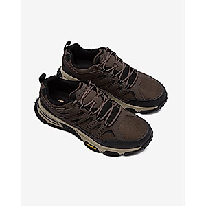 Skechers Men's Skech Air Envoy Oxford, Brown/Black, 12