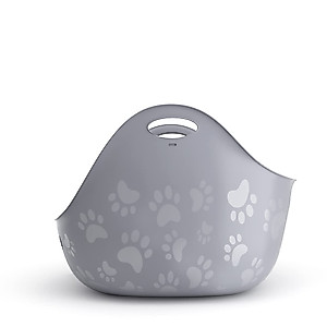 Litter Genie Cat Litter Box | Made with Flexible, Soft Plastic | Features High-Walls and Handles for Privacy and Portability