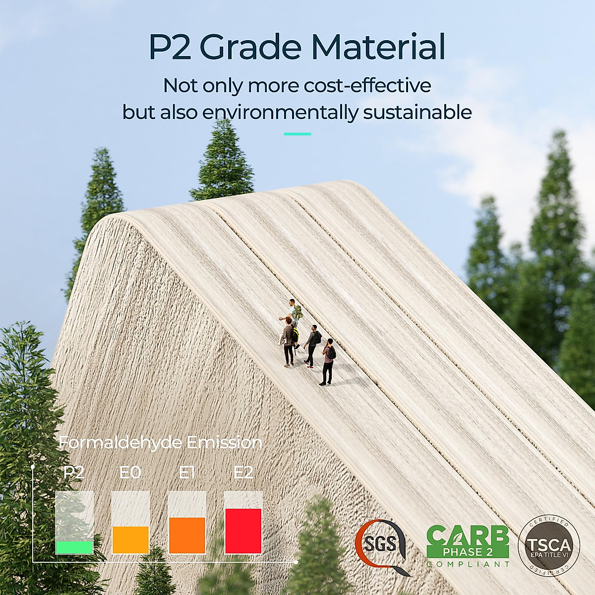 LINSY HOME 8 Drawer Double Dresser, Dresser for Bedroom, Farmhouse Dresser Chest with Wide Drawers, Wood Storage Chest of Drawers for Living Room