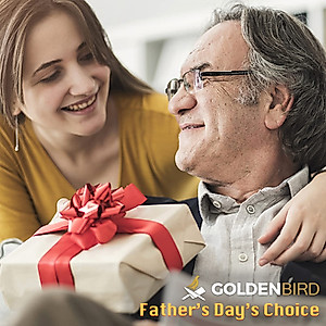 Golden Bird Fillet Knife Hand Forged Boning Knife with Sheath Sharp Meat Knife High Carbon Steel Viking Knife for Kitchen, Outdoors Perfect Collector Knife with Gift Box