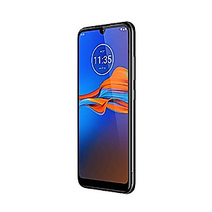 Motorola Moto E6 Plus XT2025-1 6.1" 32GB Dual SIM GSM Unlocked Smartphone, MediaTek Helio P22, 2GB RAM, Dual (13MP+2MP) Rear + 8MP Front Camera, Android 9.0 Pie, Polished Graphite
