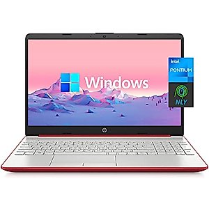 HP 15.6” Laptop (Latest Model), Intel Pentium Quad-Core Processor, 16GB RAM, 1TB SSD, Micro-Edge Display, Intel UHD Graphics, RJ-45 Ethernet Port, USB Type-C, HDMI, Long Battery Life, Windows OS