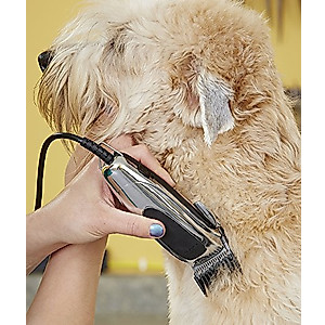 Andis 23585 EasyClip Whisper 12-Piece Adjustable Blade Clipper Kit, Pet Grooming, PM-4