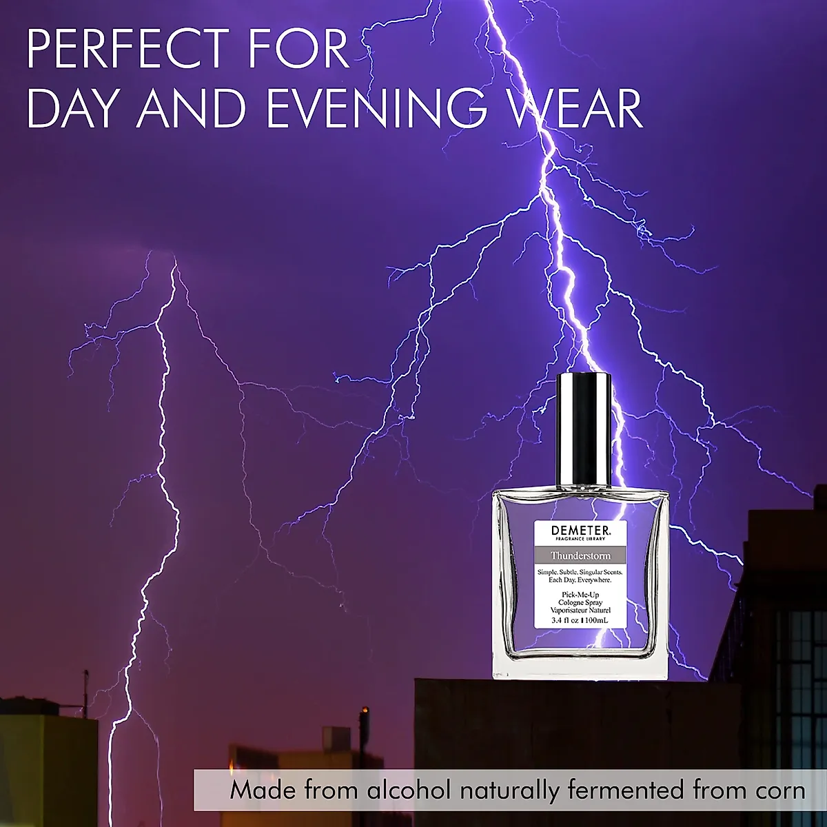 DEMETER Thunderstorm Cologne Spray - 3.4 oz - Perfume for Women