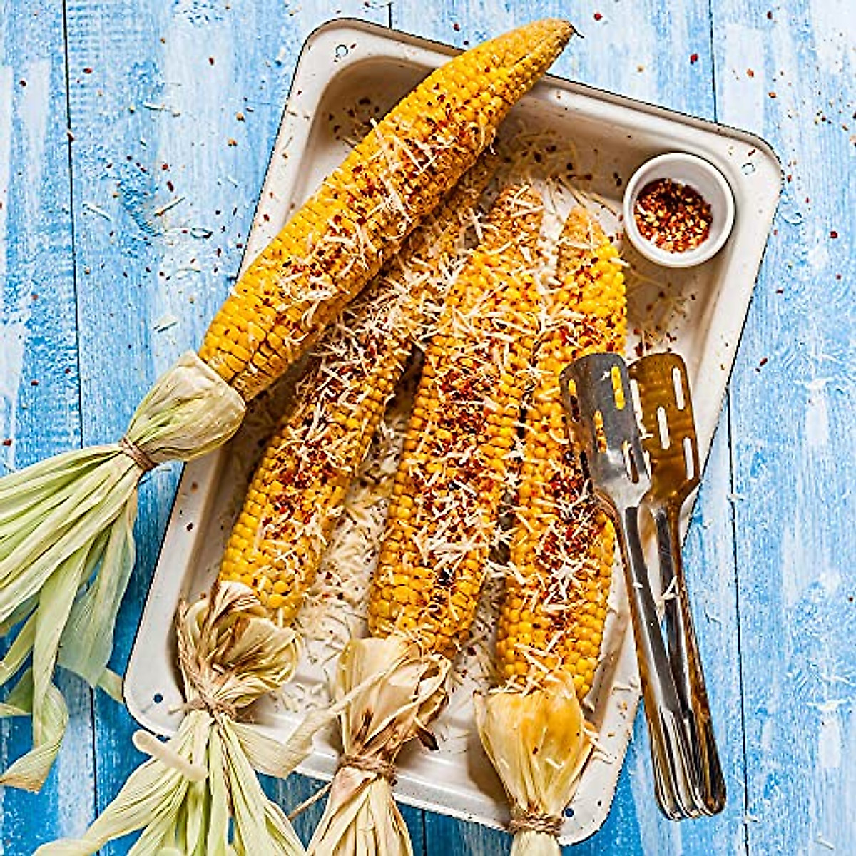 The Spice Lab Mexican Street Corn Seasoning – 5 oz Shaker Jar - All Natural Elote Seasoning for Mexican Corn, Vegan Street Corn & Chili - Savory Popcorn Seasoning – Great Mexican Snacks - 7138