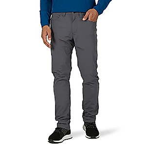 ATG by Wrangler mens Fwds 5 Pocket Casual Pants, Iron Gate, 34W x 30L US