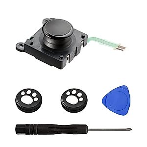 CHENLAN Joystick Button 3D Rocker Analog ThumbStick Replacement for Sony PSV 2000 PS Vita 2000 2001 Black