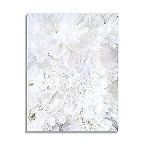 White Soft Petals Stationery Paper - 80 Sheets