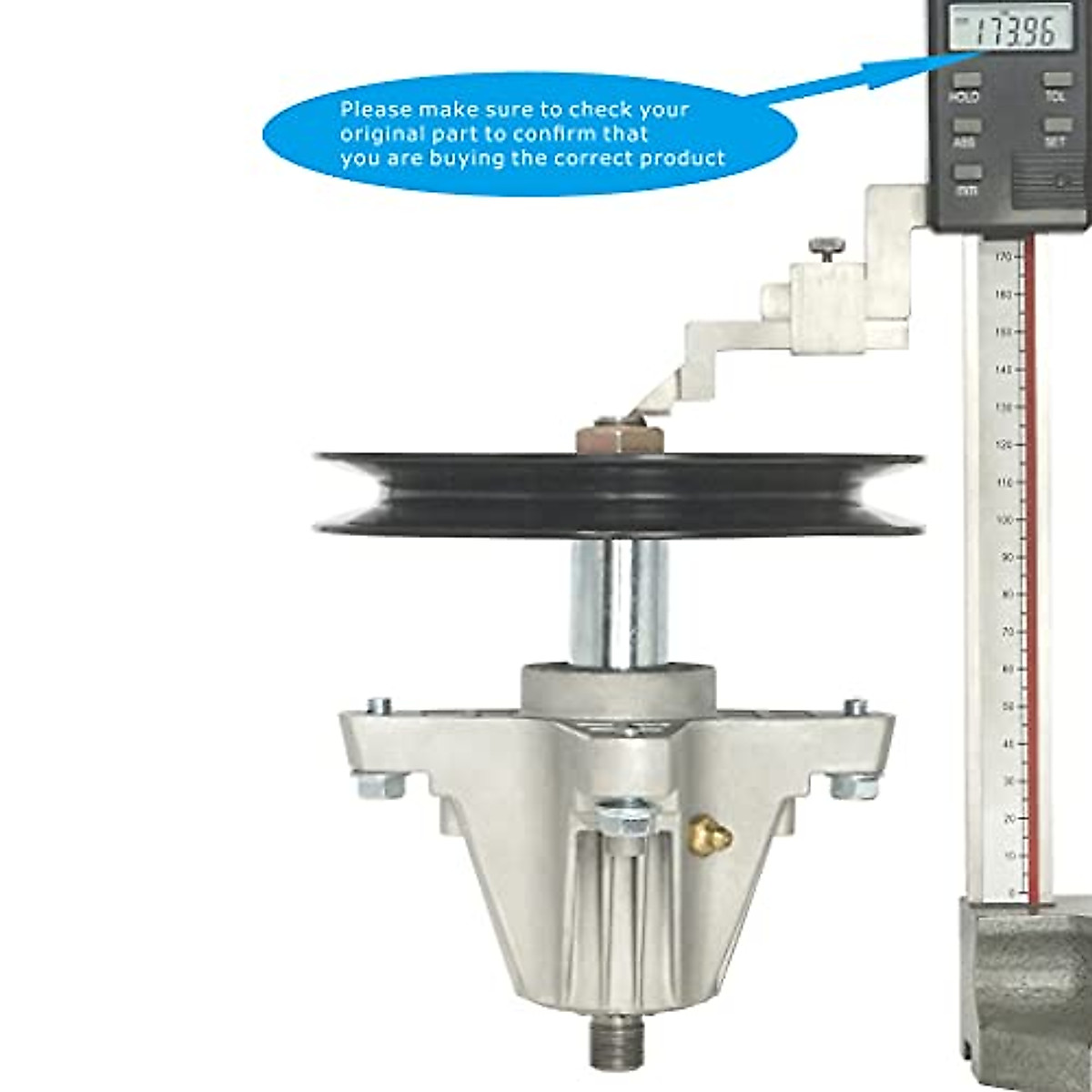 OKH New Parts Spindle Assembly Replaces Lawn Mower MTD 918-04865A 618-04636 918-04636 618-04636A 918-04636A with Mounting Screws in Housing