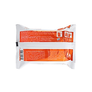 AYAM Beautycare Dead Sea Minerals + Vitamin C Serum Makeup Remover Wipes, Facial Cleansing Towelettes, Safe for Sensitive Skin, Removes Makeup, Oil, Dirt, 25 Count