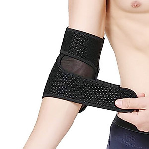 Cinlitek Adjustable Elbow brace Tennis Compression Sleeve for Golfer's and Tennis Elbow,weightlifting, Tendonitis,Arthritis, Sports Injury Recovery, Reduce Elbow Pain for Men and Women