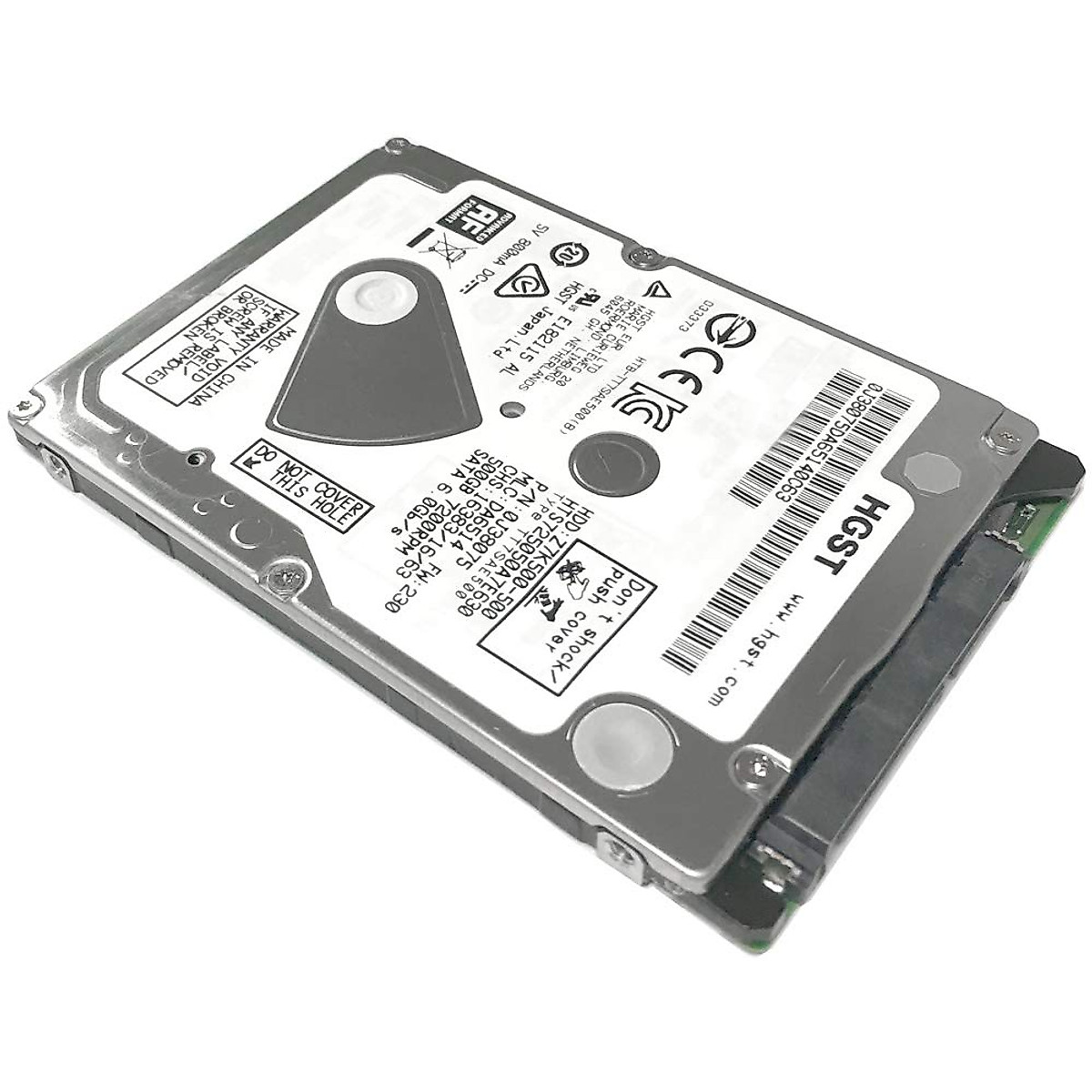HTS725050A7E630 HITACHI TRAVELSTAR Z7K500 500GB 7200RPM 2.5INCH 32MB CACHE SATA 6GBPS LAPTOP HARD DRIVE P/N: HTS725050A7E630 - HITACHI