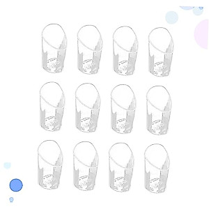 SWOOMEY 25pcs fruit containers clear cake containers clear cups disposable individual cheesecake cups clear dessert pots party Treat Cups plastic cup mousse cup dessert bowl food soup cup