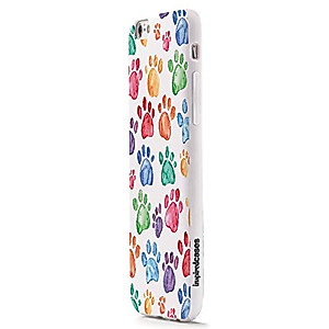 Inspired Cases - 3D Textured Galaxy Note 10 Plus Case - Rubber Bumper Cover - Protective Phone Case for Samsung Galaxy Note 10 Plus - Watercolor Paw Prints