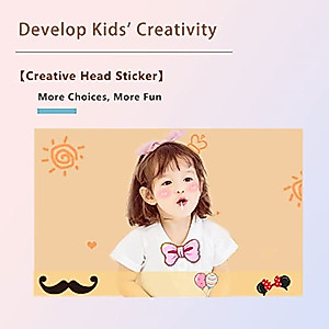 QSYY Children's Digital Camera, Front and Rear Dual Cameras, 40 Million Pixels, MP3 Playback Function, 2.4-Inch Display, with 32G Memory Card, Gifts for Boys and Girls