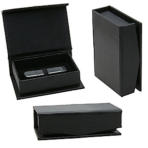 Basic Black Flash Drive Box - Pack of 12
