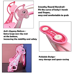 HTTMT- Pink Dear Kids Potty Training Seat w/Step Ladder Toilet Chair for Child Toddler [P/N: ET-BABY001-PINK]