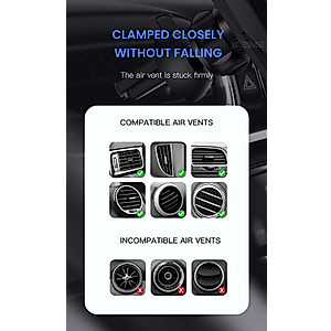 20W Magnetic Wireless Car Mount Charger, Compatible with MagSafe Car Charger Wireless Magnet Car Phone Holder Fast Charging for iPhone 14 15 Pro Max/14 Plus and 13/12 Series, Black