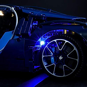 BRIKSMAX Led Lighting Kit for Bugatti Chiron - Compatible with Lego 42083 Building Blocks Model- Not Include The Lego Set