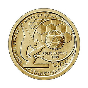 2018 P - 2023 P Mint First 21 Coins of American Innovation Dollars in U.S. Innovation Dollar Folder - Holds 57 Coins Dollar Seller Uncirculated