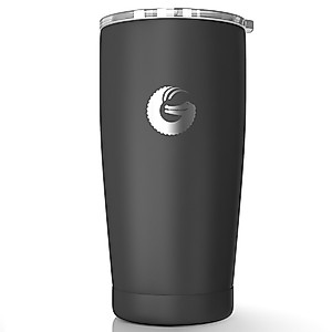 Coffee Gator Coffee Travel Mug - 20 OZ Stainless-Steel, Vacuum Insulated Tea and Coffee Tumbler for Women and Men with Leakproof Lid & Paperless Dripper, Gray