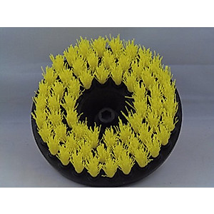 S.M. Arnold 83-062 Cordless Drill Brush - Medium Duty (Yellow Bristle)