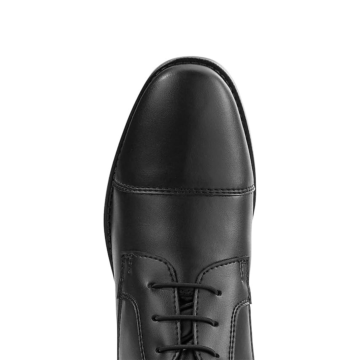 Dover Saddlery Riding Sport - Ladies' Equestrian Black Synthetic Leather Field Boots - Regular - 9.5