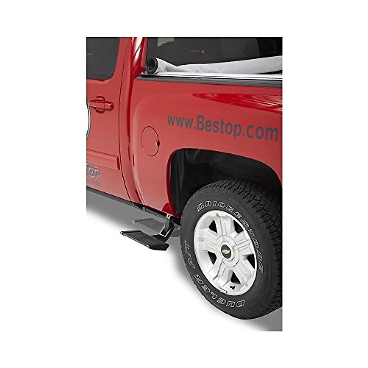 Bestop 7540315 TrekStep Side-Mount - Ford 1999-2016 F250/F350/450 Super Duty; Fits Driver Side Only; 6.8' and 8.0' Beds